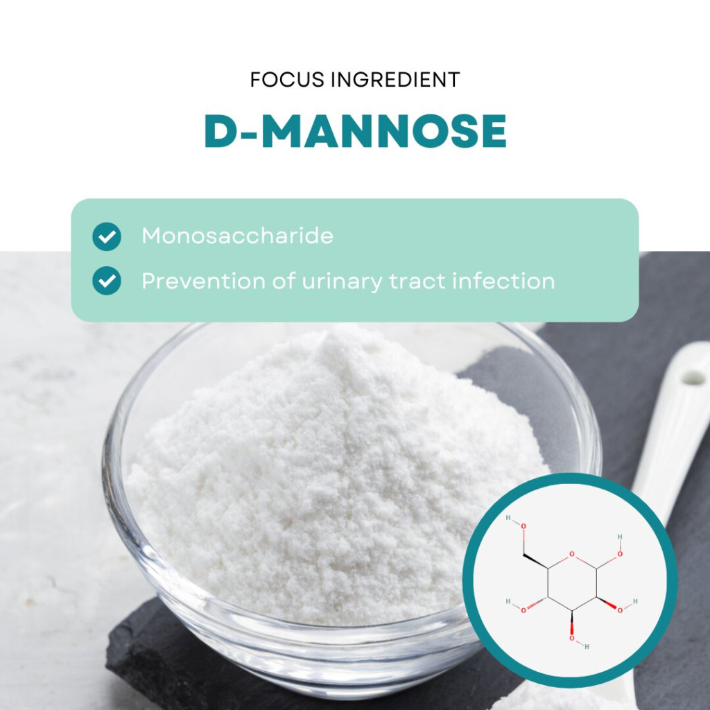 Focus ingredient : D-MANNOSE - Nutragroup